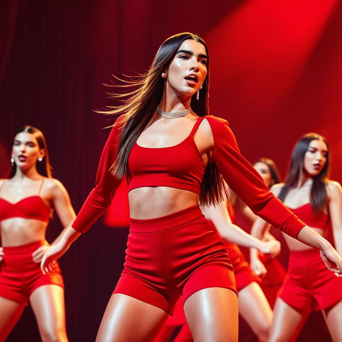 Dua Lipa - AI Generated Artwork - NightCafe Creator