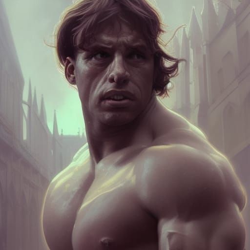 The Hunchback Bodybuilder of Notre Dame - AI Generated Artwork ...