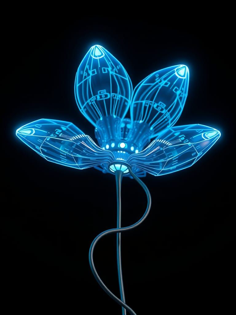 Electronic flower - Electronic flower