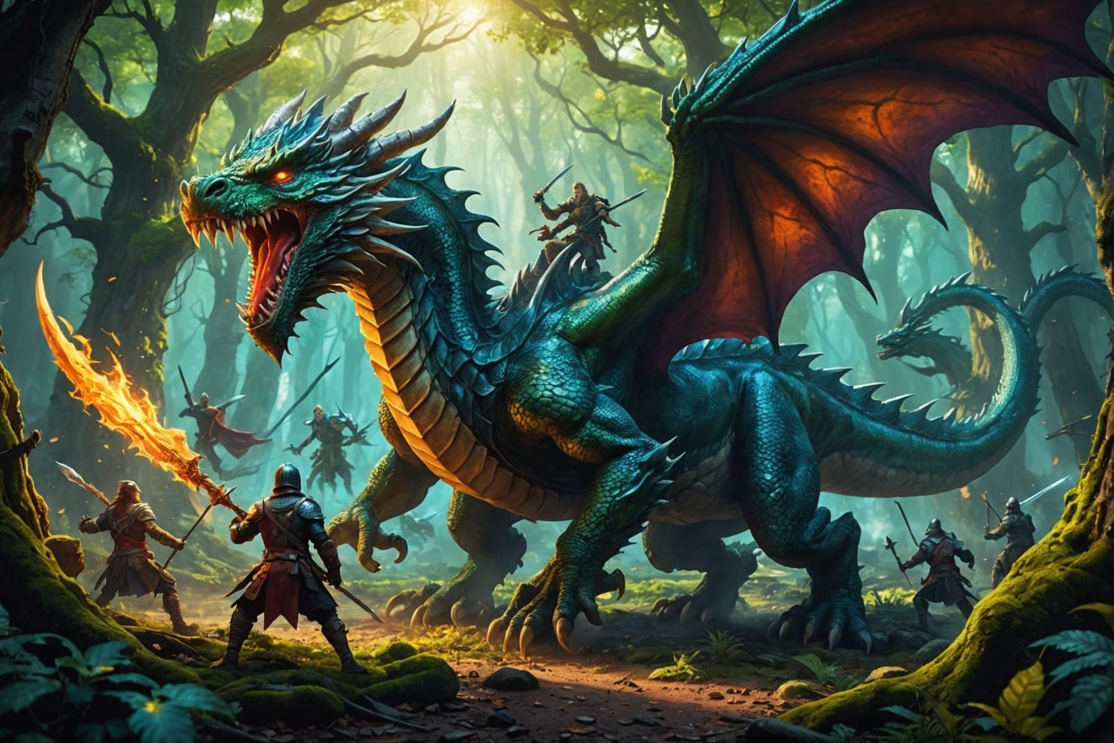 epic battle - AI Generated Artwork - NightCafe Creator