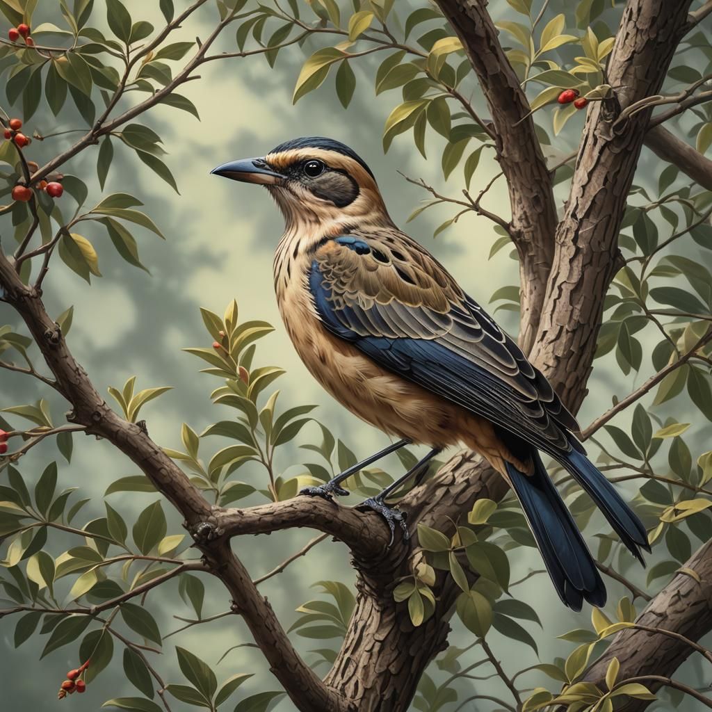 art by Audubon Society, 16k resolution, naturalistic color palette ...