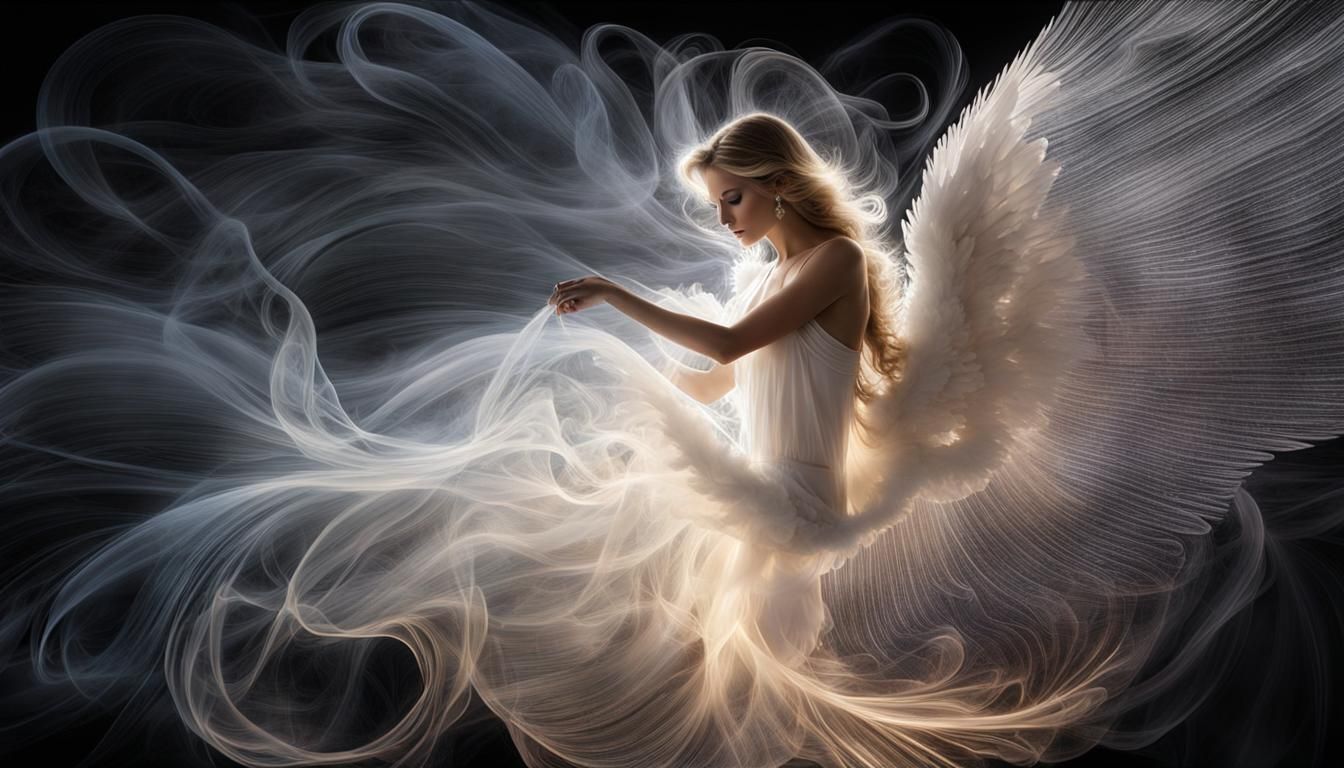 Angels can float! - AI Generated Artwork - NightCafe Creator