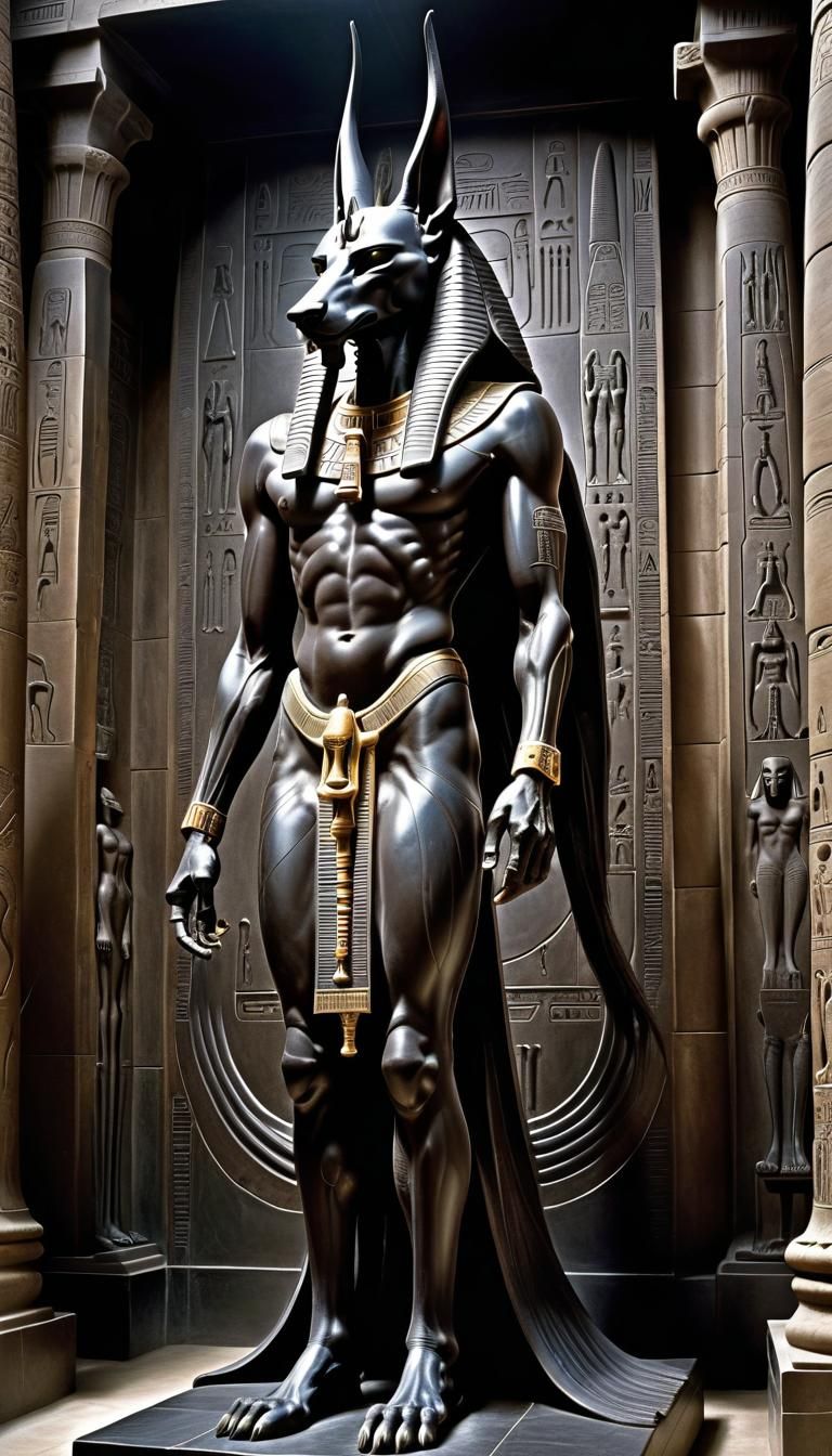 The Idol of Anubis - AI Generated Artwork - NightCafe Creator