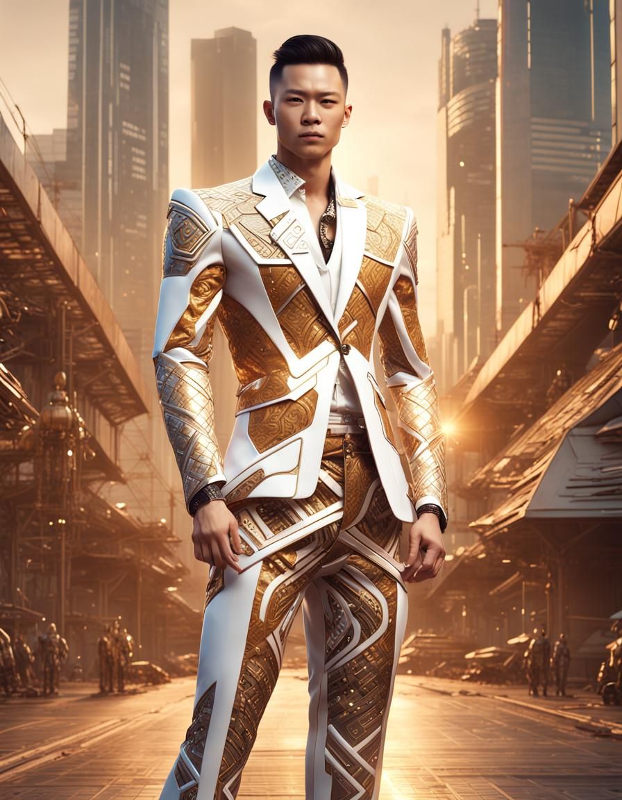 Indonesian Batik Futuristic Fashion - AI Generated Artwork - NightCafe ...