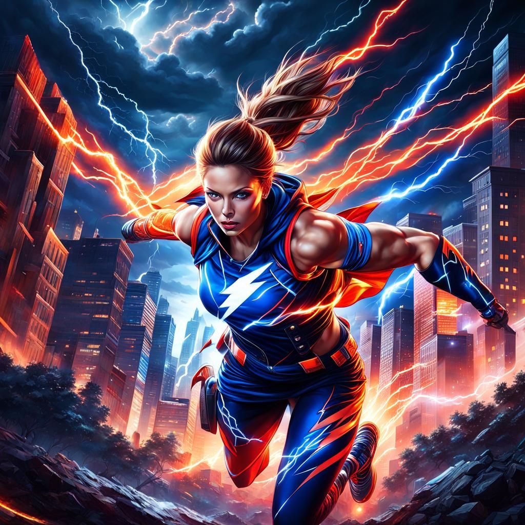 Female Flash - AI Generated Artwork - NightCafe Creator