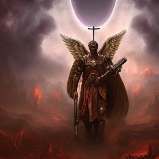 Holy Angel soldier - AI Generated Artwork - NightCafe Creator