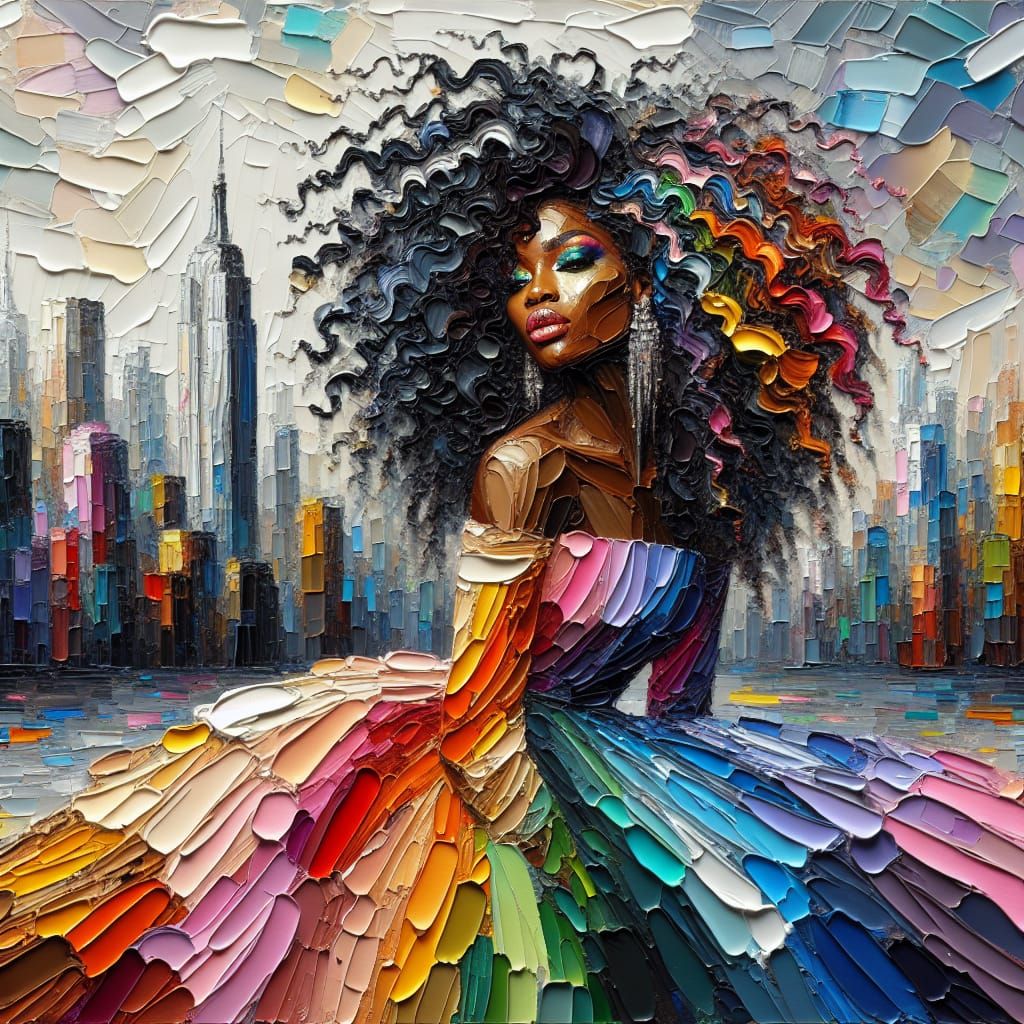 Rainbow Designer Gown - Rainbow Designer Gown