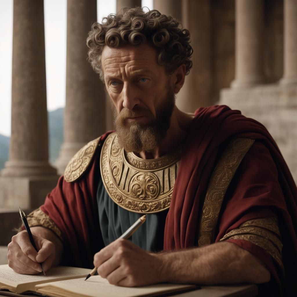 Marcus Aurelius - AI Generated Artwork - NightCafe Creator