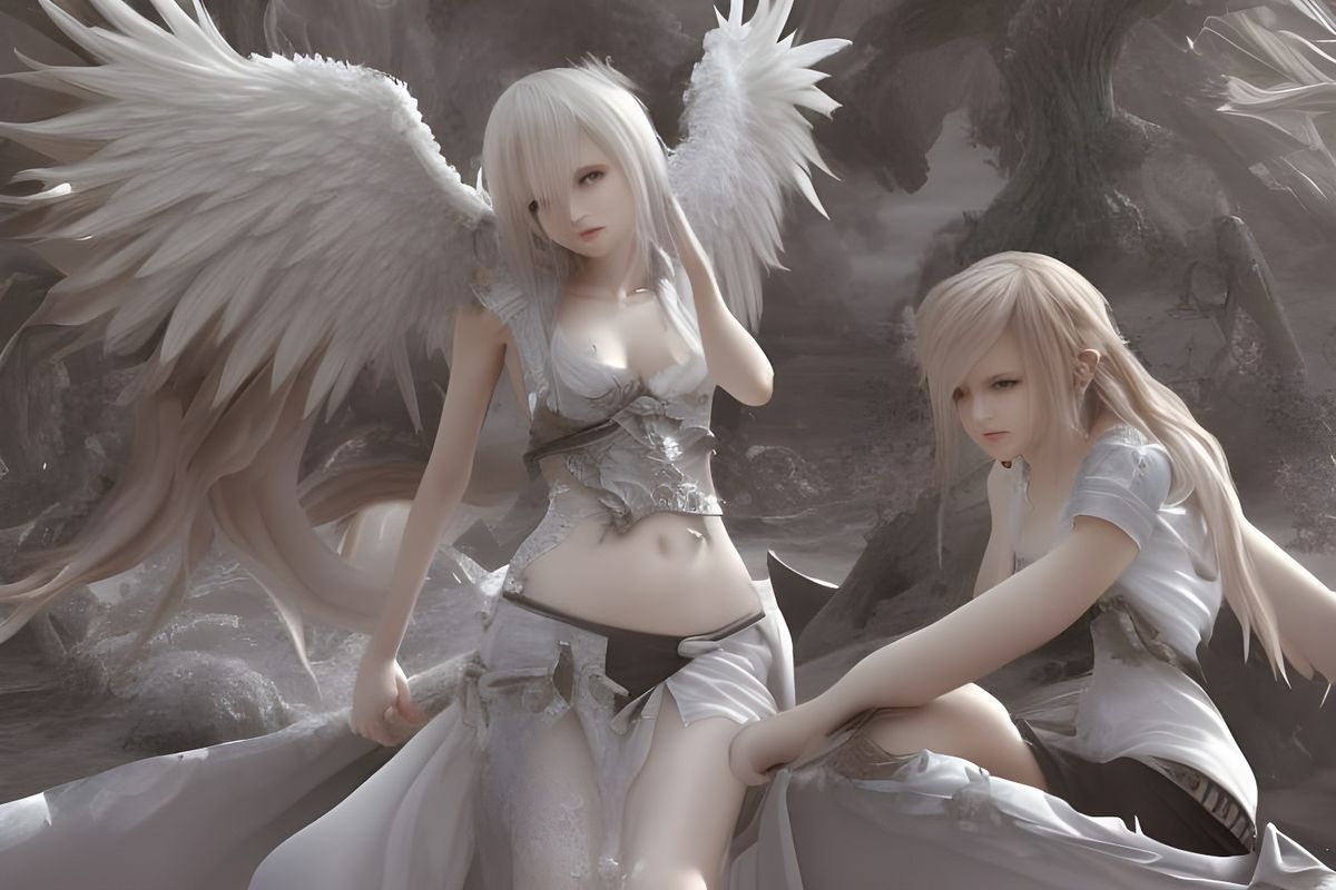 Much to the annoyance of Hades, his hound Cerberus, had a crush on the Sisters! - AI Generated ...