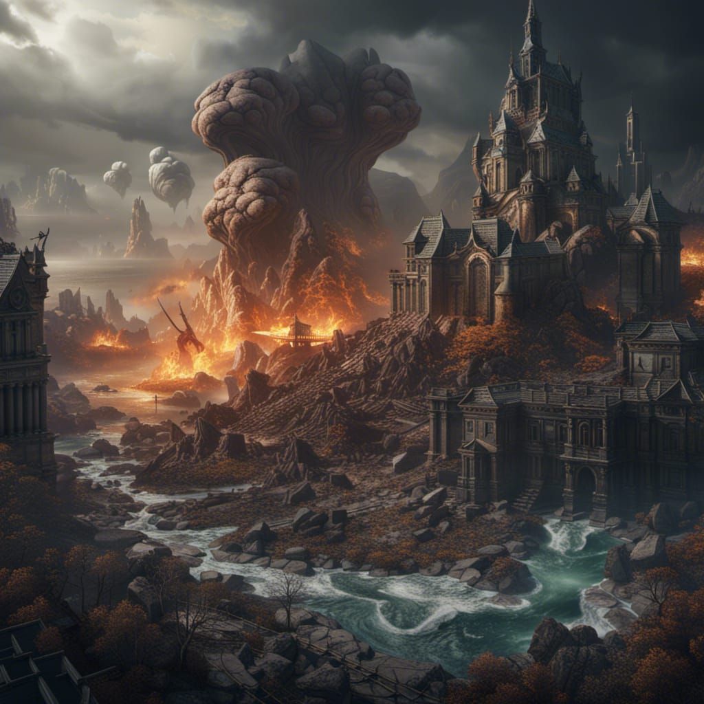 Natural Disaster - AI Generated Artwork - NightCafe Creator