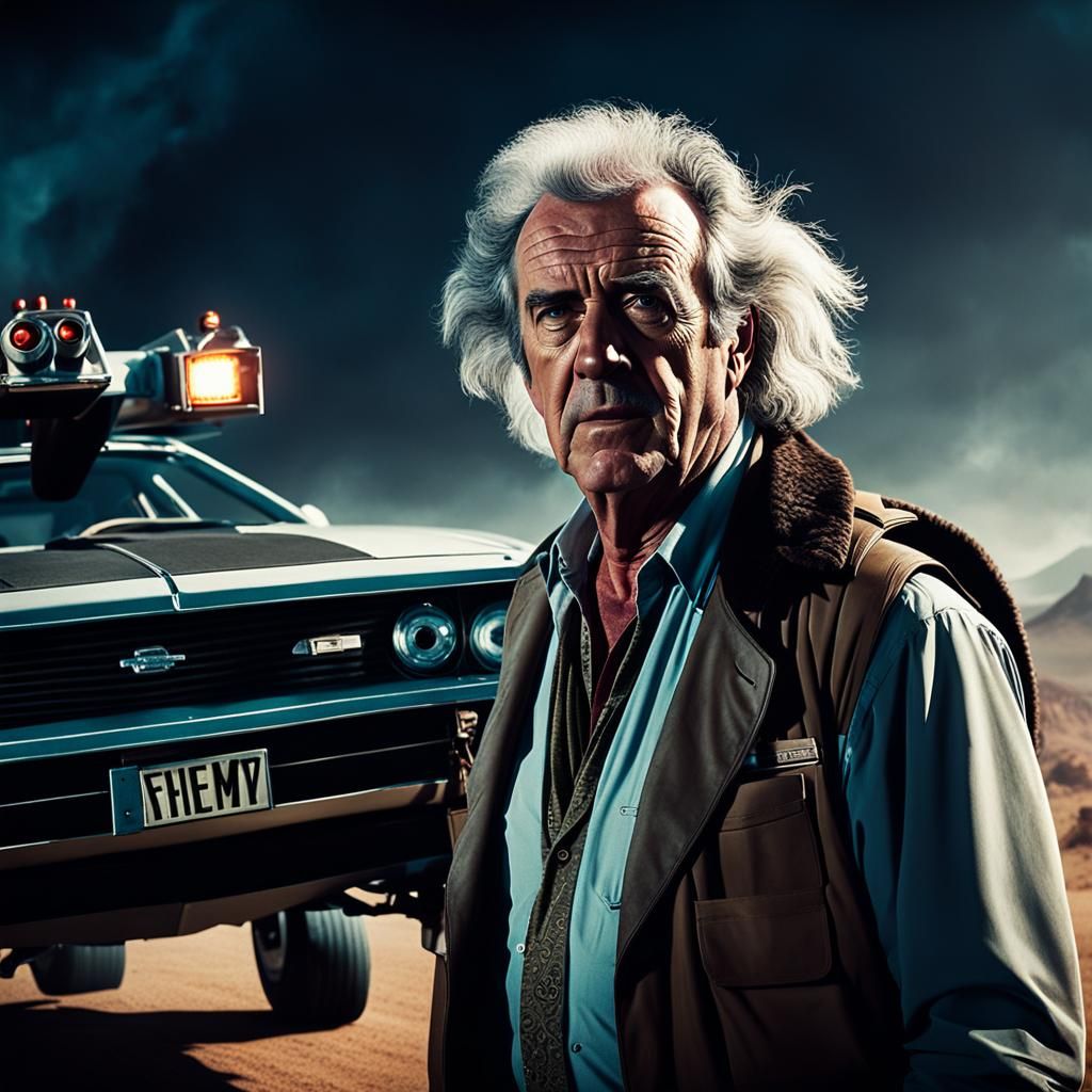 Jeremy Clarkson playing Doc Emmett Brown - AI Generated Artwork ...
