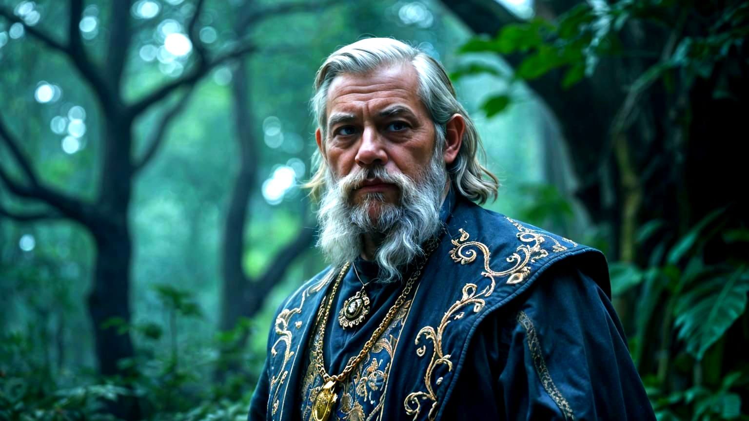 Whimsical Fantasy Masterpiece: A Realistic Merlin ... - AI Art