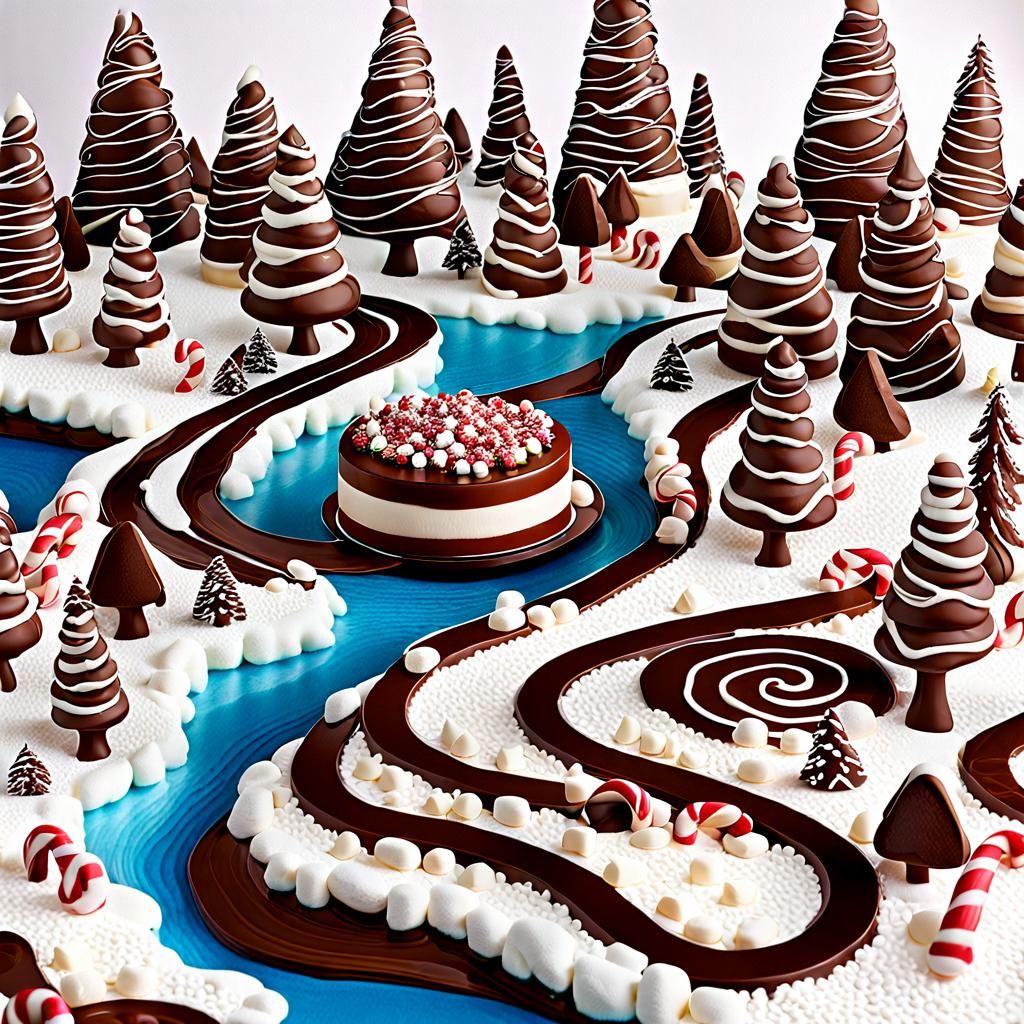 CHOCOLATE WONDERLAND - AI Generated Artwork - NightCafe Creator