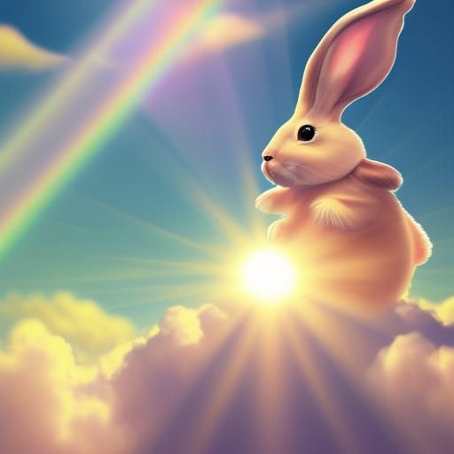 Long live the rabbit god - AI Generated Artwork - NightCafe Creator