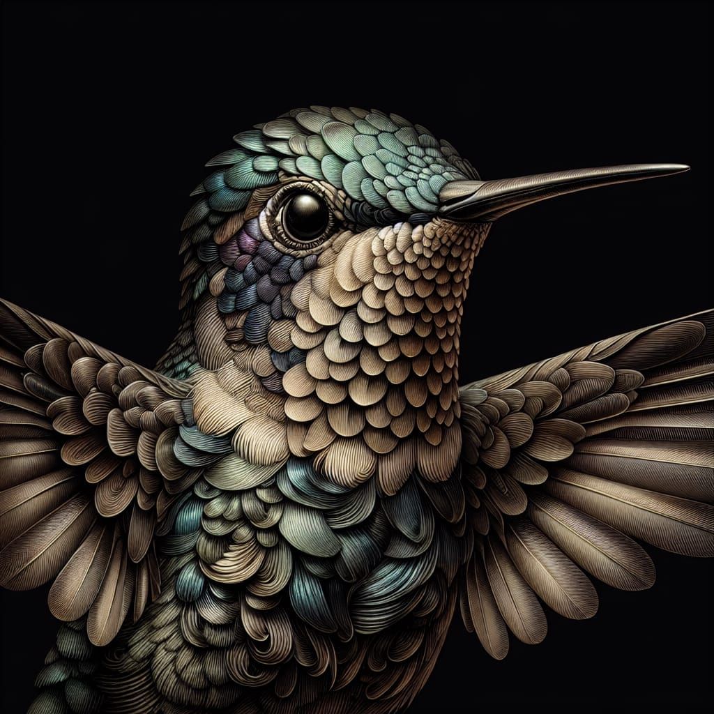 Hummingbird - AI Generated Artwork - NightCafe Creator