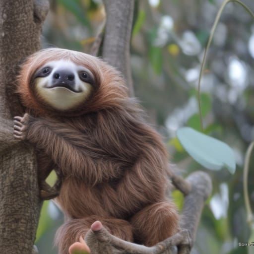 sloths - AI Generated Artwork - NightCafe Creator