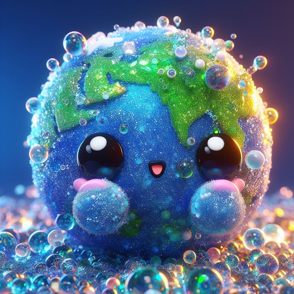Chibi Earth 2 - AI Generated Artwork - NightCafe Creator