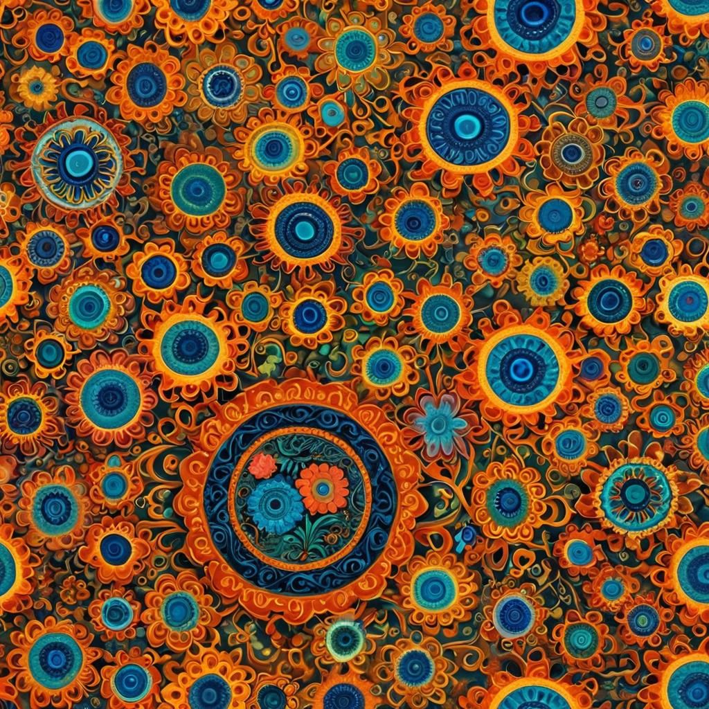 Candles Decorated with Maya Mystic Pillar 3