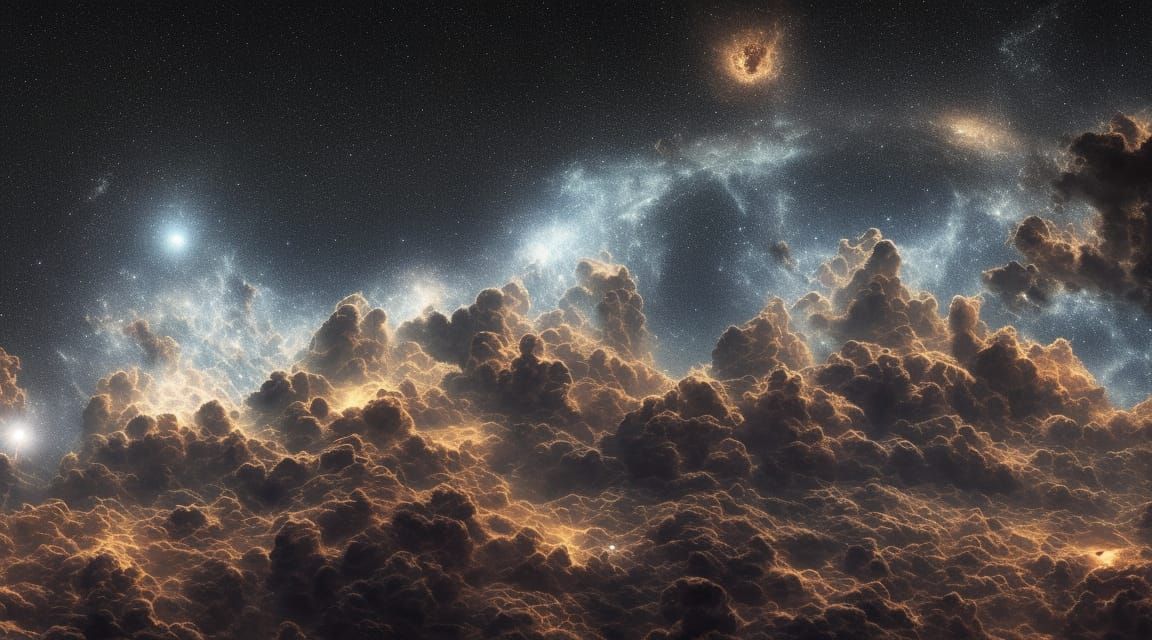 Epic Starry Night - AI Generated Artwork - NightCafe Creator