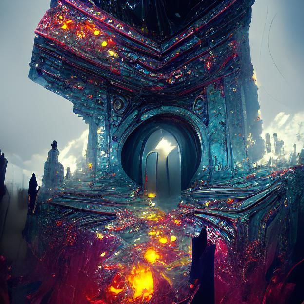 The building collapses - AI Generated Artwork - NightCafe Creator