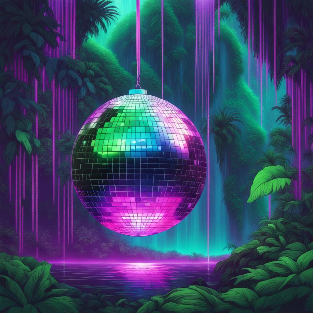 Drippy Jungle - AI Generated Artwork - NightCafe Creator