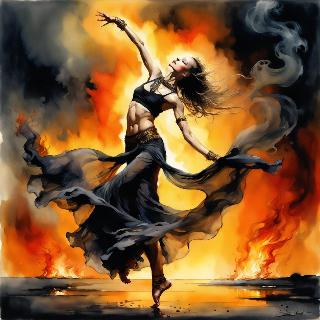 Dancer. - AI Generated Artwork - NightCafe Creator