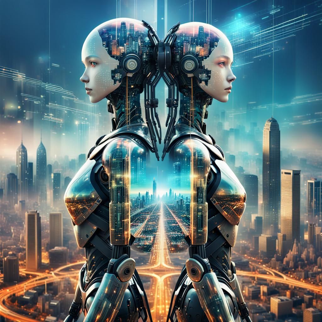 Gemini Borg II - AI Generated Artwork - NightCafe Creator