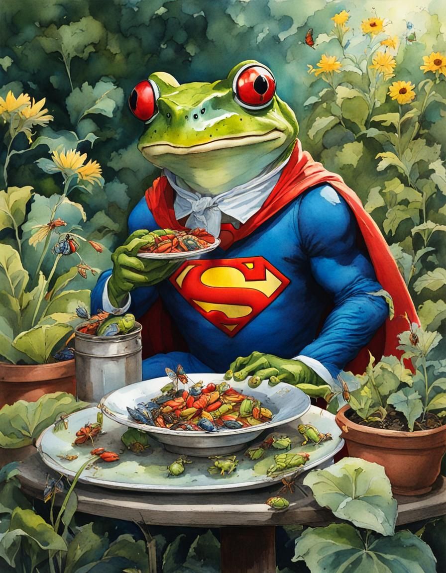 Super Frog - AI Generated Artwork - NightCafe Creator