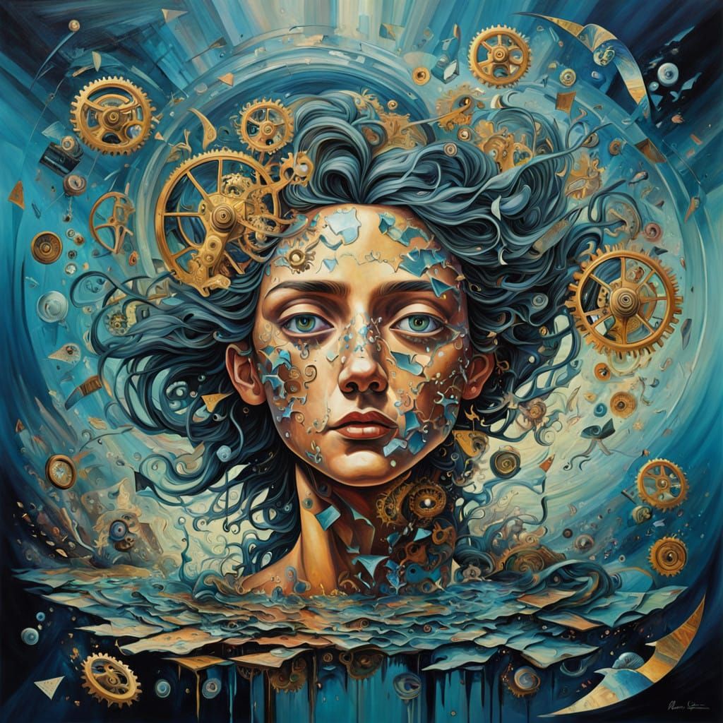 Disjointed Experience. - Surreal Fragmented Emotions in Co...