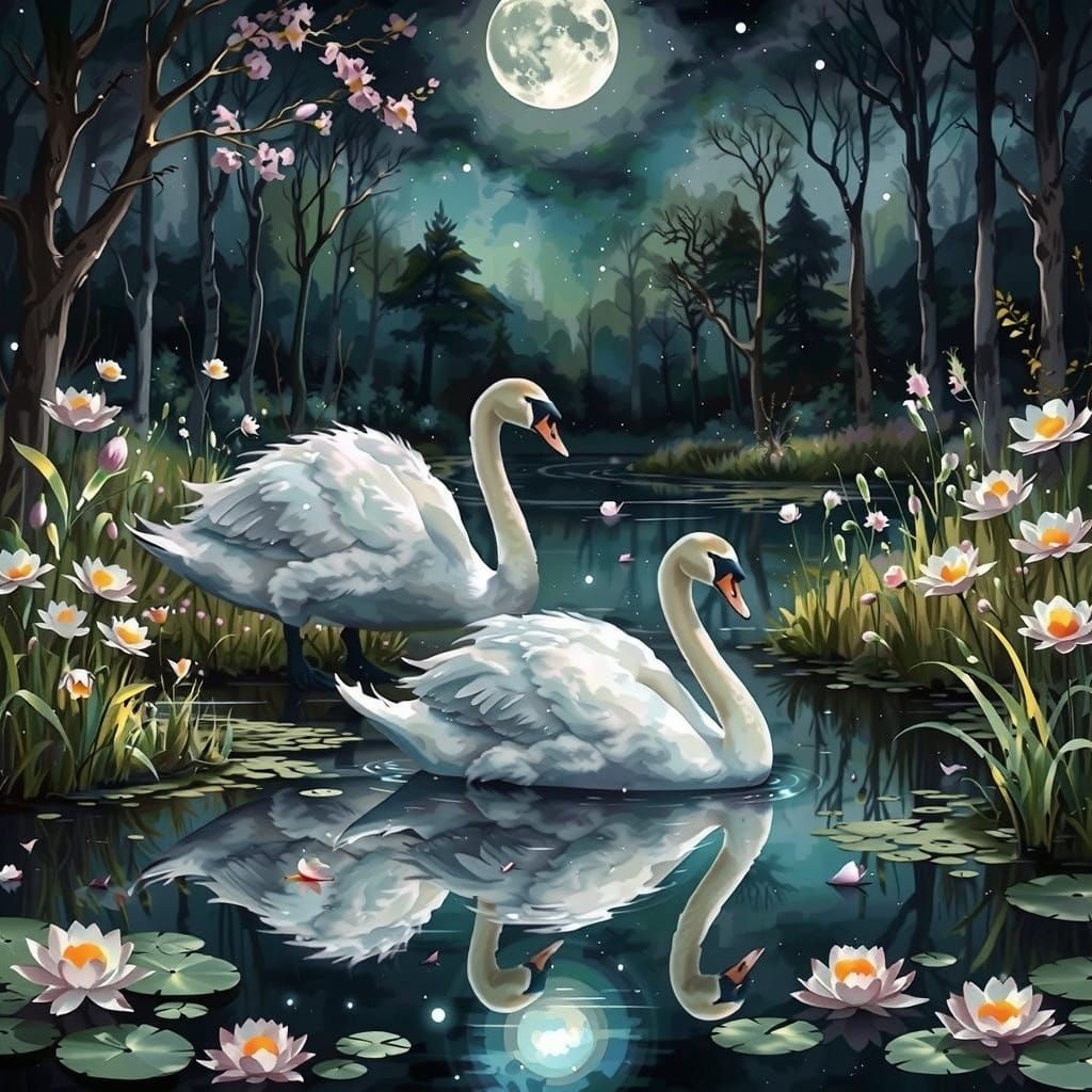 Moonlight Swans - Moonlight Swans