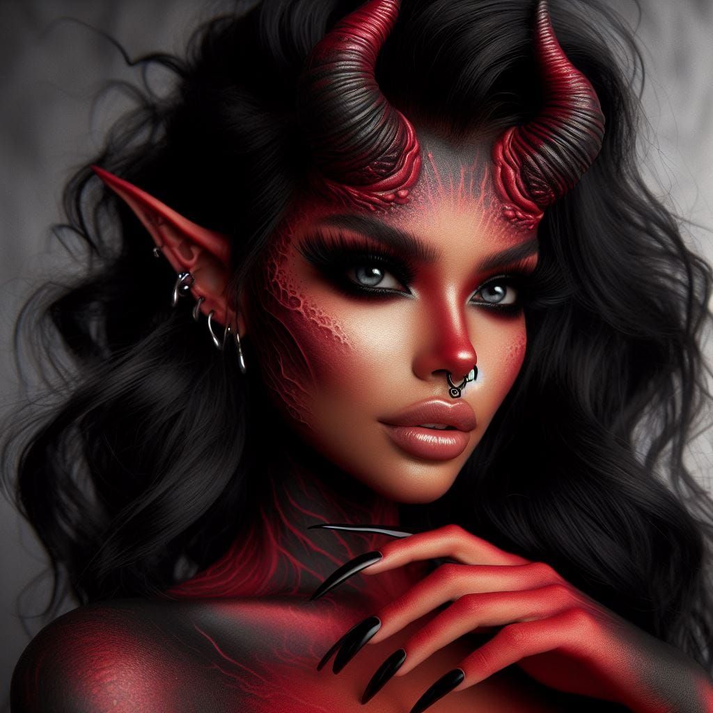 Demon Girl - AI Generated Artwork - NightCafe Creator