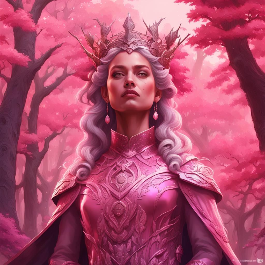 Pink Banshee Queen - AI Generated Artwork - NightCafe Creator