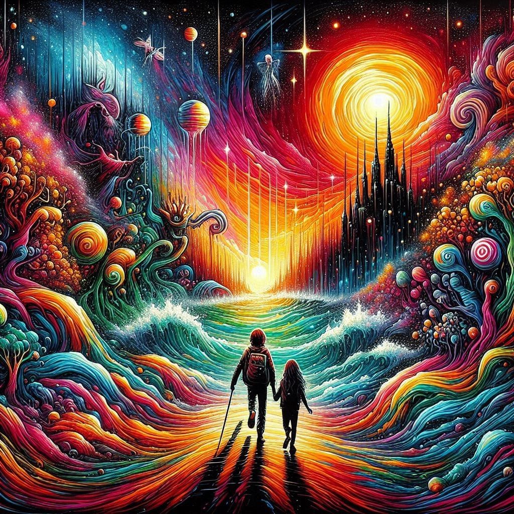 Night Walk - AI Generated Artwork - NightCafe Creator