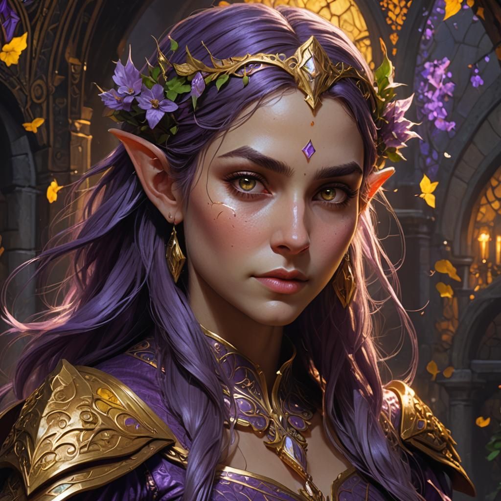 Beautiful lady elf, portrait - AI Generated Artwork - NightCafe Creator
