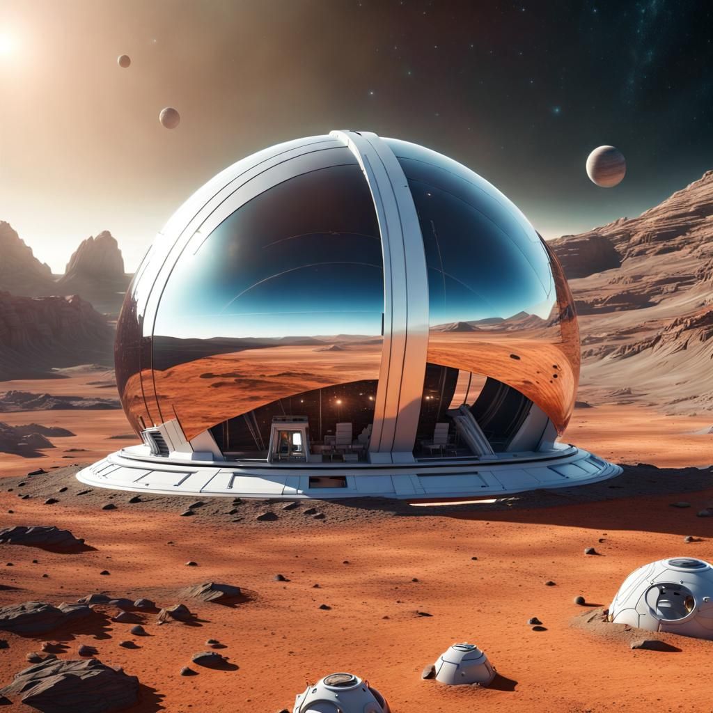 Future Space Exploration - AI Generated Artwork - NightCafe Creator