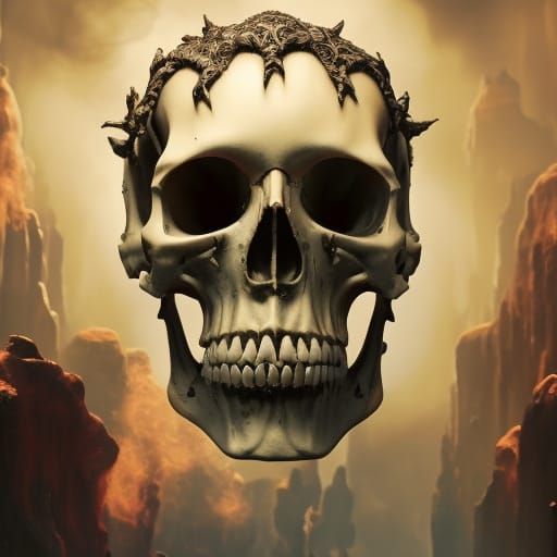 Skulls, fire, and tentacles, Thomas Gainsborough; baroque; gothic ...