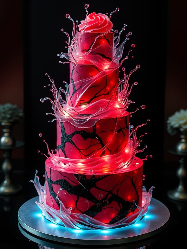 Cyberpunk Cake - Cyberpunk Cake