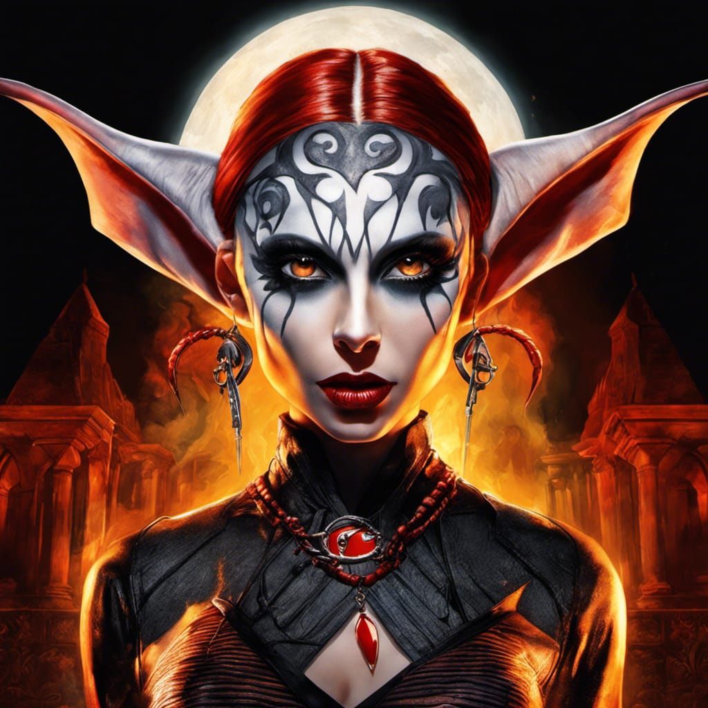 The dark vampire queen - AI Generated Artwork - NightCafe Creator