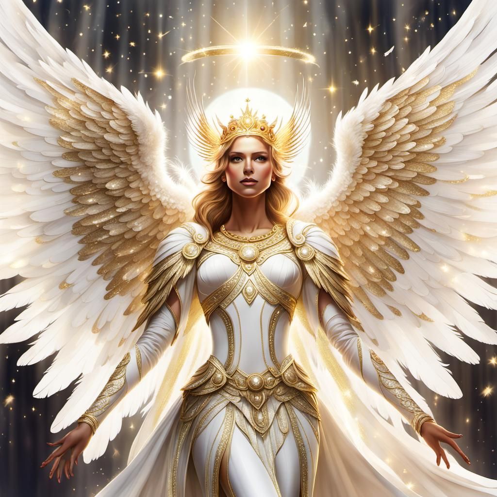 An angel queen - AI Generated Artwork - NightCafe Creator