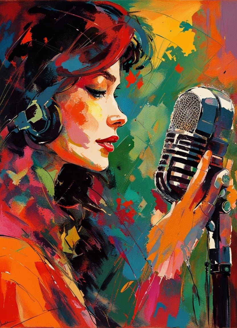 ASMR Girl - AI Generated Artwork - NightCafe Creator