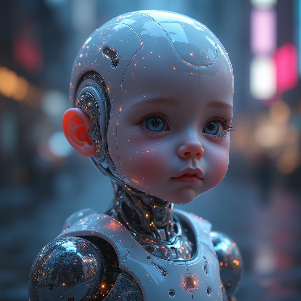 Birth of a Cybernetic Prophet - AI Art