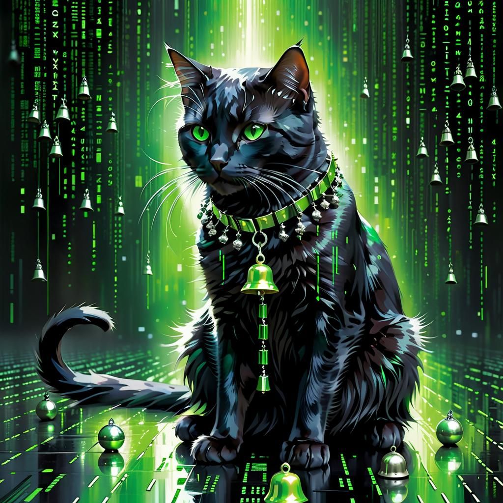 The Black Cat Code - AI Generated Artwork - NightCafe Creator