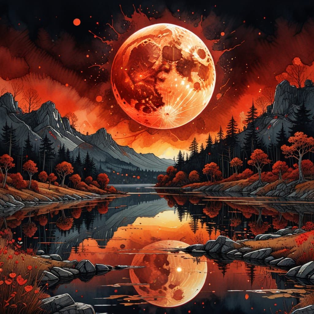 BLOOD MOON LANDSCAPE - BLOOD MOON LANDSCAPE
