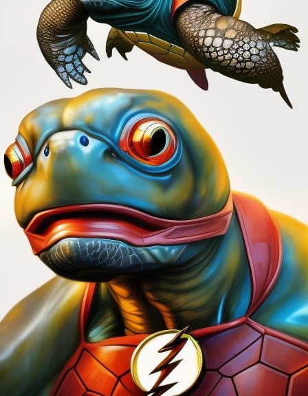 Flash Turtle - Flash Turtle Concept Art in Unreal Engine 5