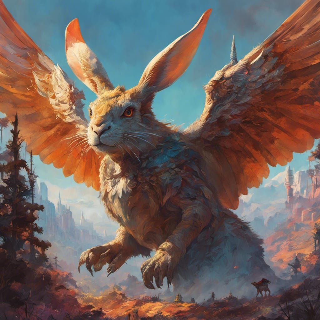 Wolpertinger (Bavarian Chimera) - AI Generated Artwork - NightCafe Creator