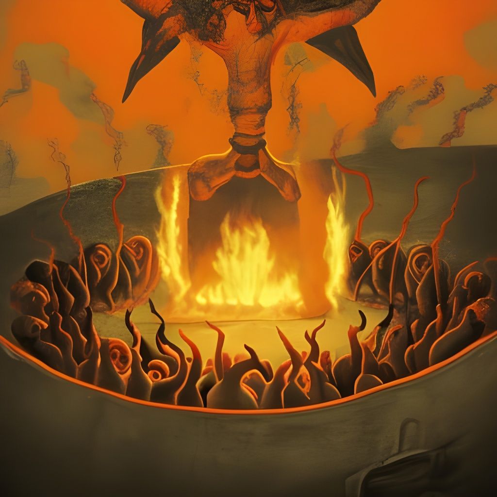 Ask the AI what does Hell look like? - AI Generated Artwork - NightCafe ...