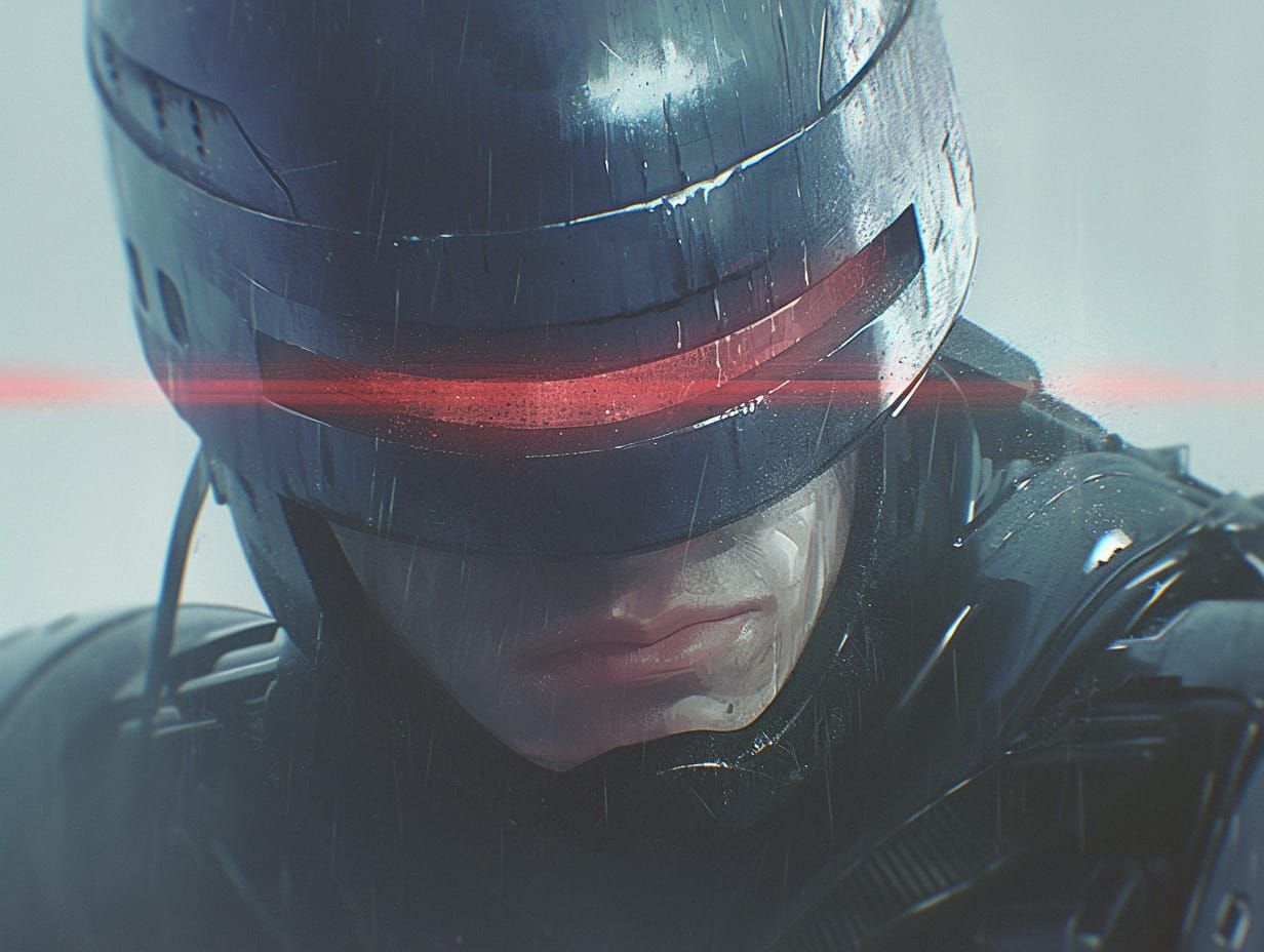 Robocop Gone Rouge - AI Generated Artwork - NightCafe Creator
