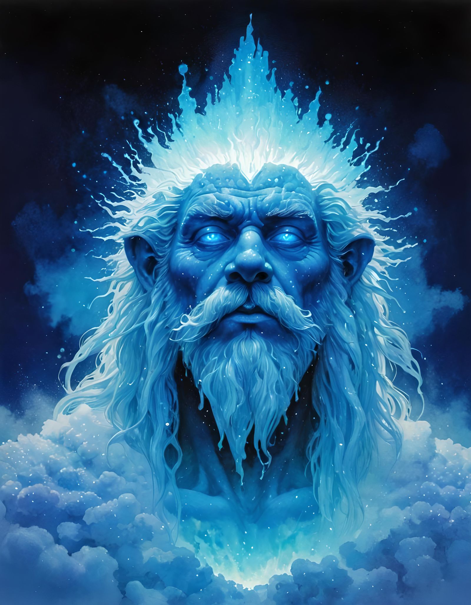 Scottish Legend Of The Blue Men Of Minch - AI Generated Artwork ...