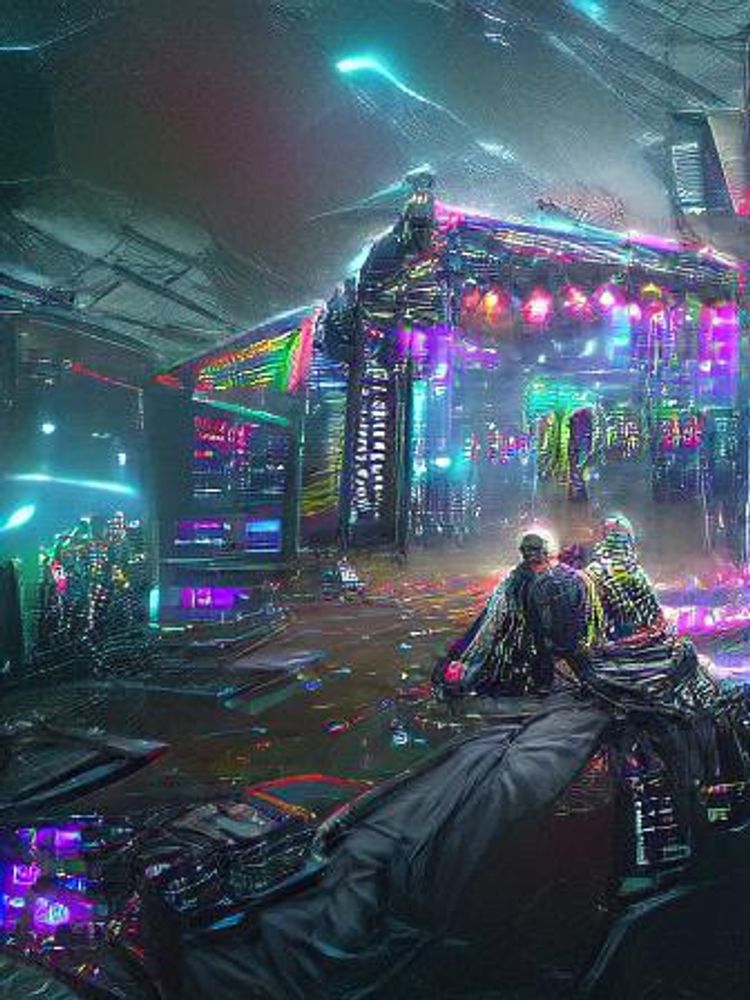 Cyberpunk futuristic rave hyperdetailed trending on Artstation 8k ...