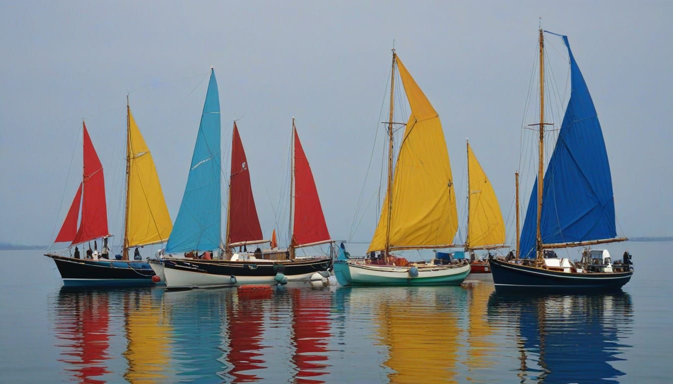 Epic Pacific Naval Battle Abstract Art - AI Art